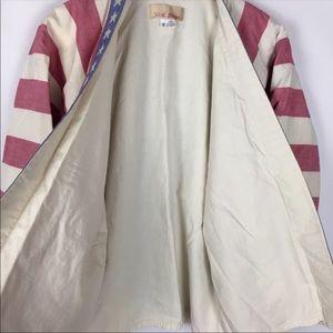 Vintage | Jackets & Coats | Vintage Late7s Americana Folk Art Cardigan ...